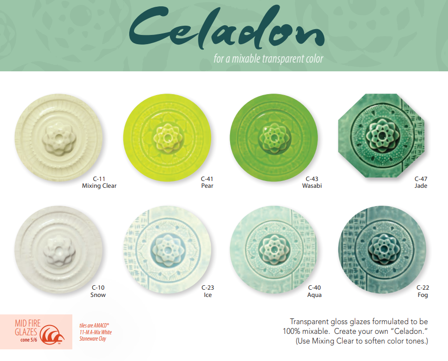 Amaco Celadon – Ceramic Supply Chicago